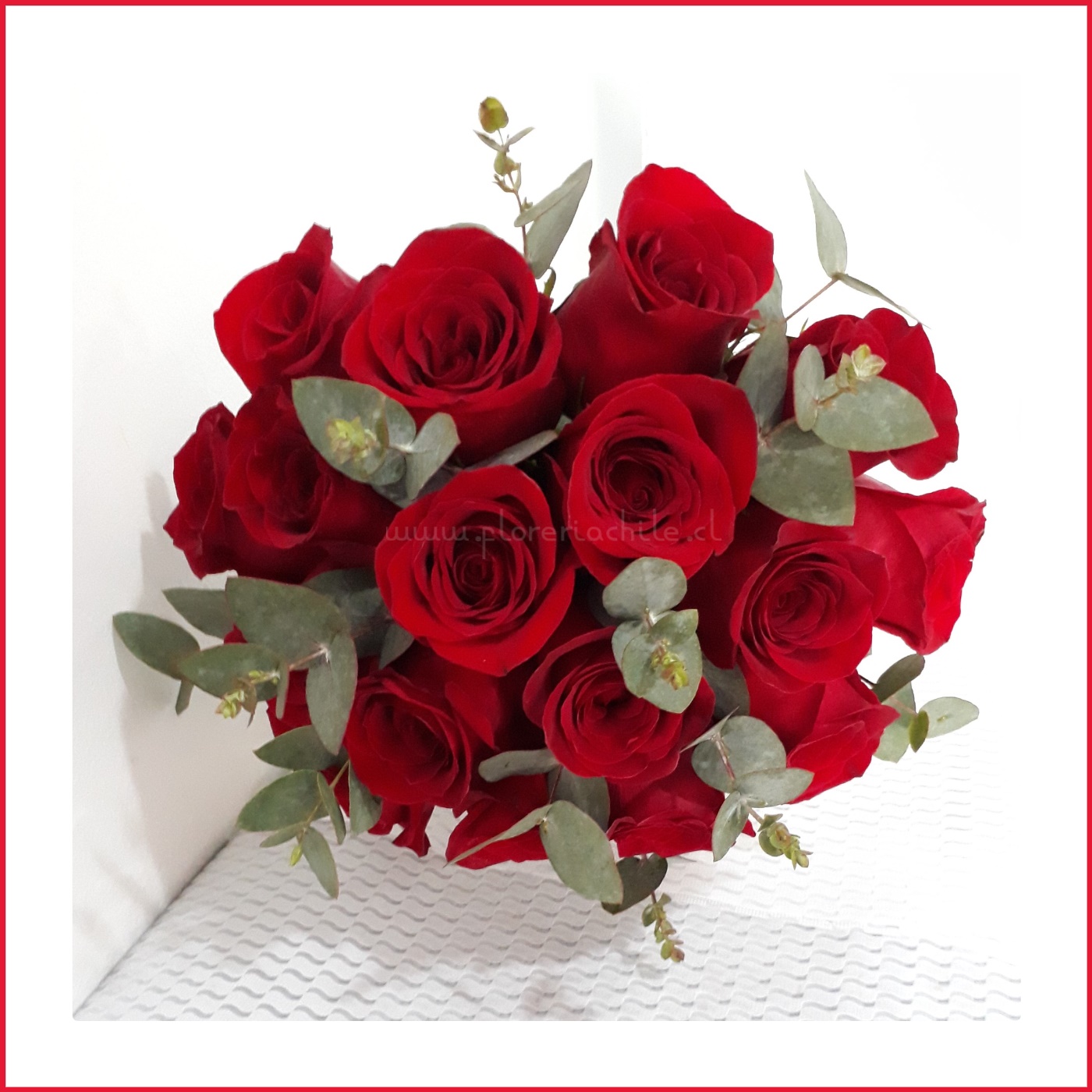 BOUQUET DE 18 ROSAS ROJAS - Florería Chile